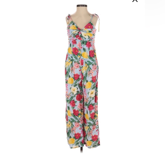 Old Navy | Pants & Jumpsuits | Multi Colored Wide Leg Jumpsuit With ...